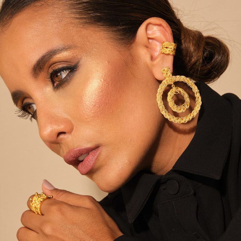 NATTIVA MAXI HOOPS EMERALD EARRINGS – Ana Carolina Valencia Jewelry